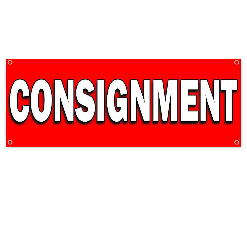 Consignment 13 oz Vinyl Banner With Metal Grommets - Walmart.com