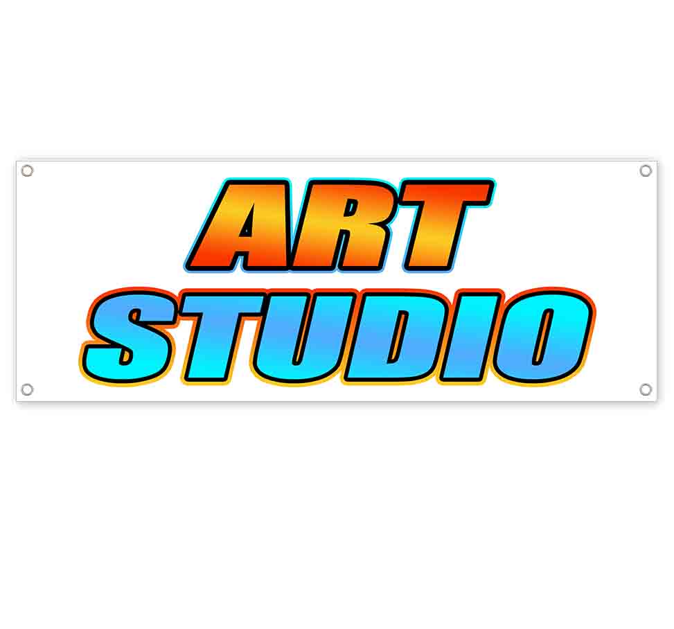 Art Studio 13 oz Vinyl Banner With Metal Grommets - Walmart.com