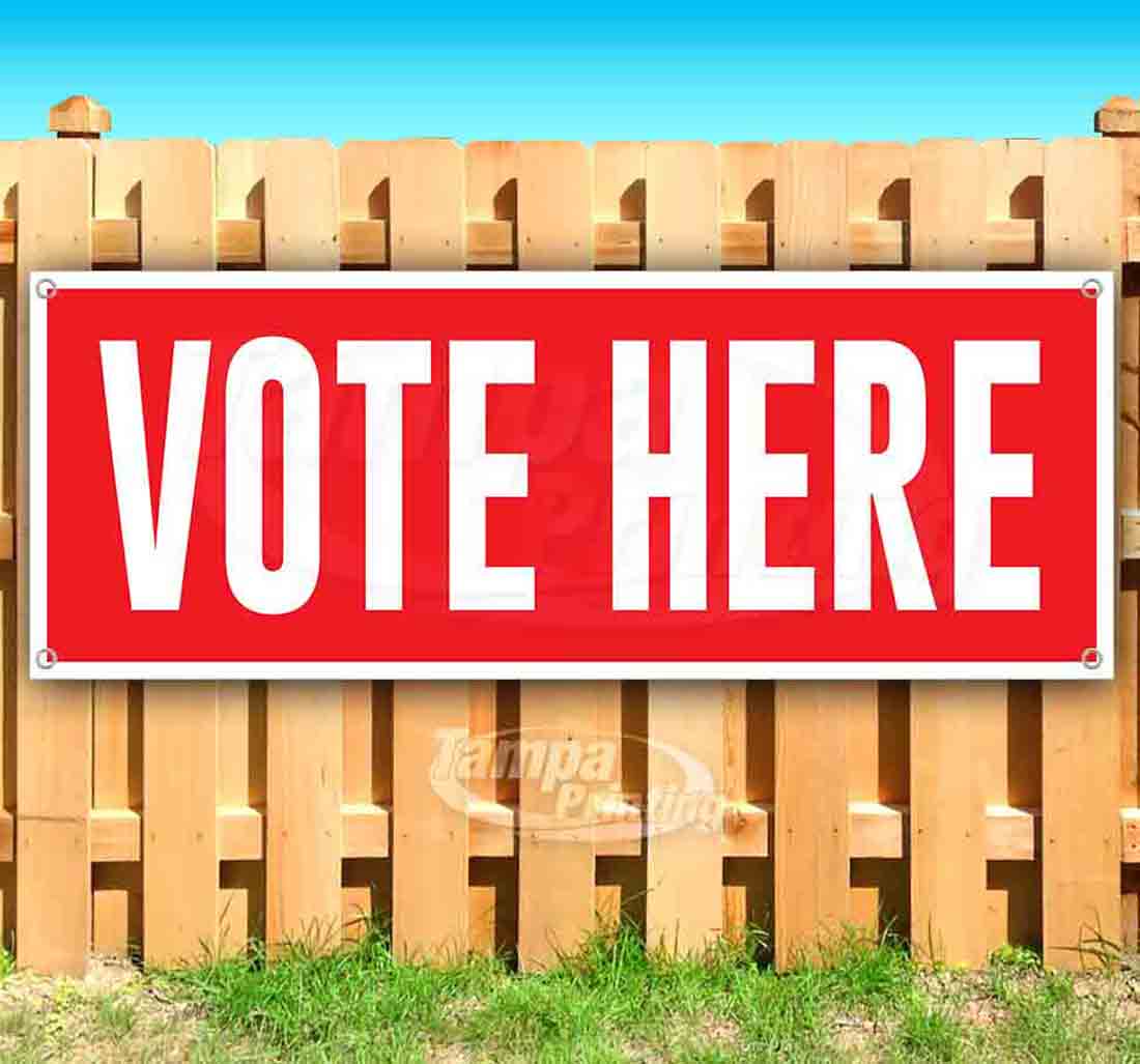 Vote Her 13 oz Vinyl Banner With Metal Grommets - Walmart.com